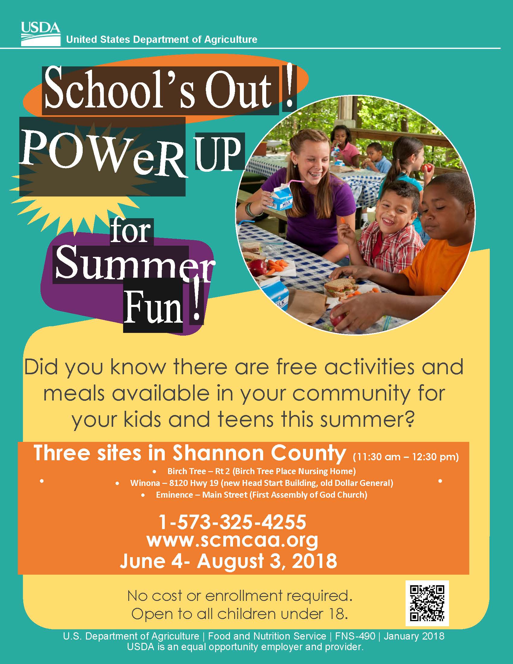 Summer Food Program (Winona and Eminence, MO) - South Central Missouri ...