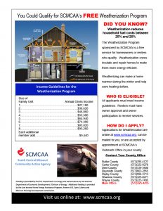 Weatherization - South Central Missouri Community Action Agency